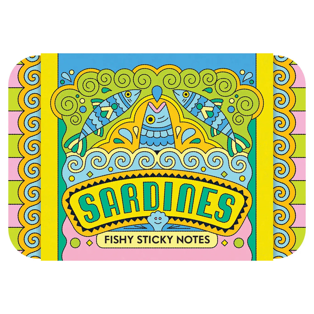 Sardines Fishy Sticky Notes
