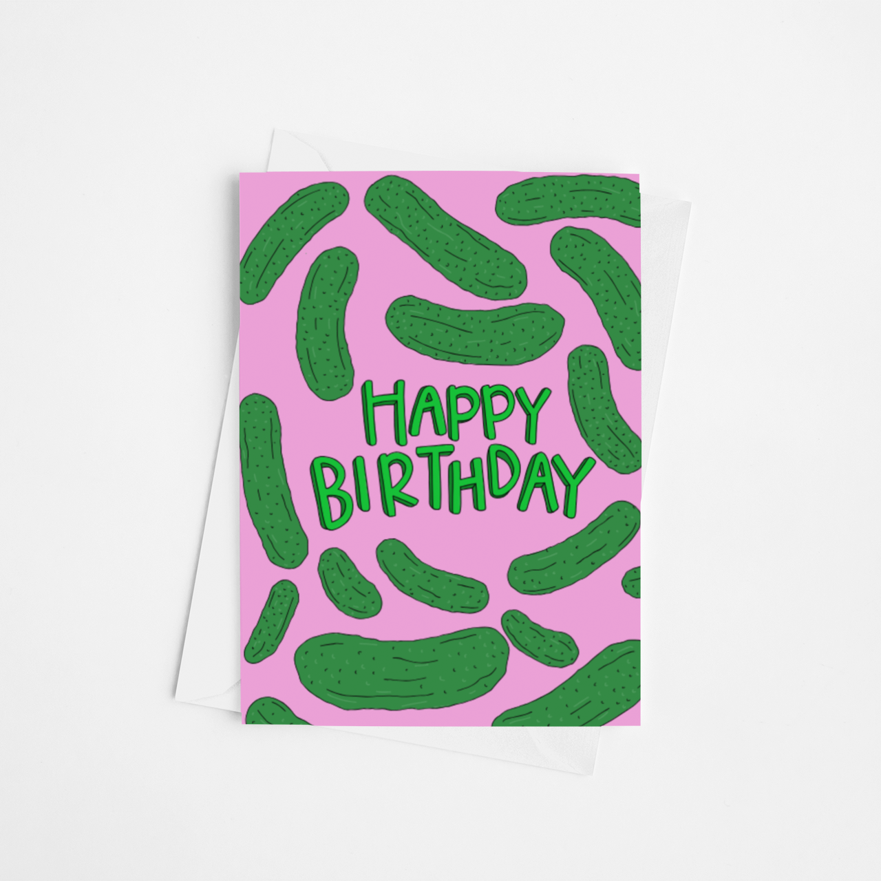 Happy Birthday Pickles Card